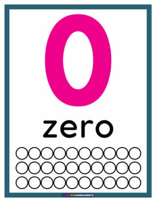 Number Posters - Superstar Worksheets