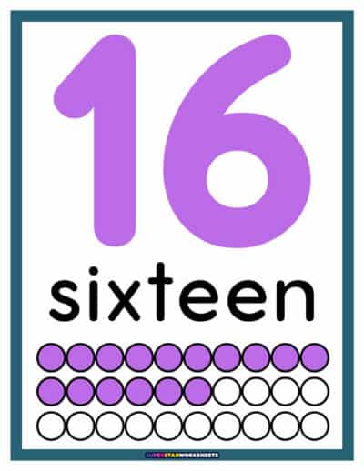 Number Worksheets - Superstar Worksheets