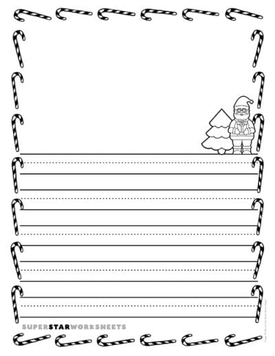 Santa Letter Templates (Free Printables) - Superstar Worksheets