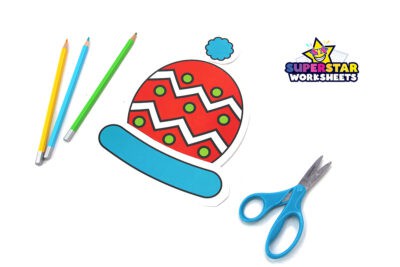 Winter Hat Template (Free Printables) - Superstar Worksheets