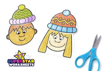 Winter Hat Template (Free Printables) - Superstar Worksheets