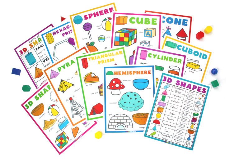 3D Shape BINGO - Superstar Worksheets