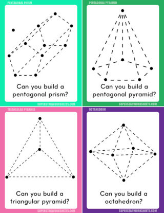 3D Shapes - Superstar Worksheets