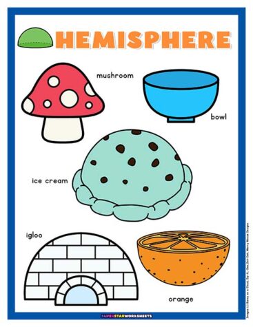 3D Shapes Chart - Superstar Worksheets