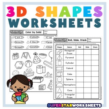 3D Shapes Worksheets - Superstar Worksheets