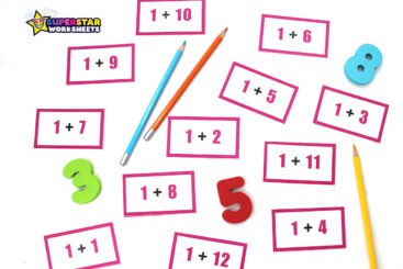 Addition Flashcards - Superstar Worksheets