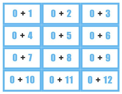 Addition Flashcards - Superstar Worksheets