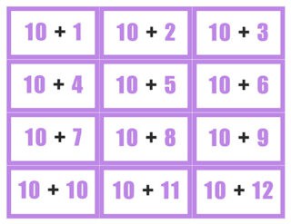 Addition Flashcards - Superstar Worksheets