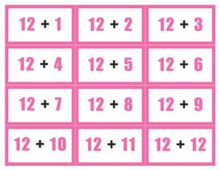 Addition Flashcards - Superstar Worksheets