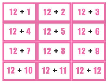 Addition Flashcards - Superstar Worksheets