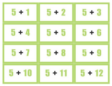 Addition Flashcards - Superstar Worksheets