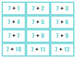 Addition Flashcards - Superstar Worksheets