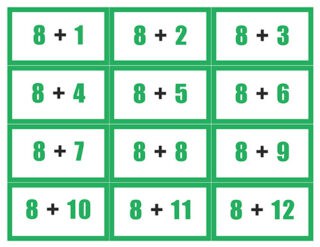 Addition Flashcards - Superstar Worksheets