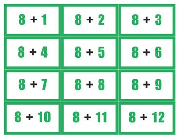 Addition Flashcards - Superstar Worksheets