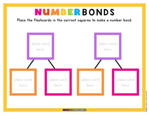 Number Bonds - Superstar Worksheets