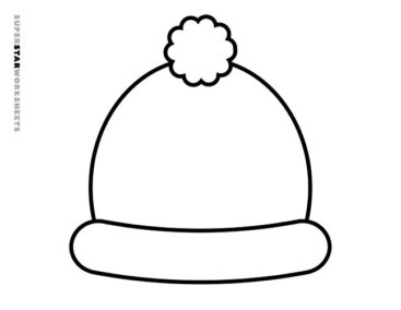 Winter Hat Template (Free Printables) - Superstar Worksheets
