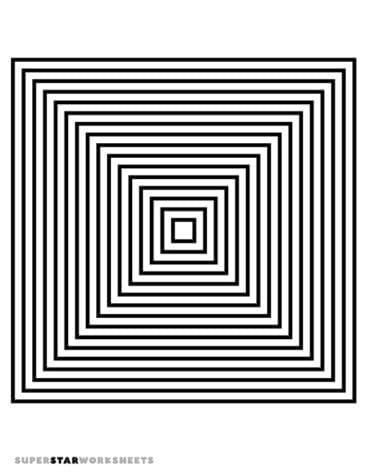 Square Template (Free Printables) - Superstar Worksheets