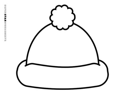 Winter Hat Template (Free Printables) - Superstar Worksheets
