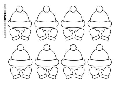 Winter Hat Template (Free Printables) - Superstar Worksheets
