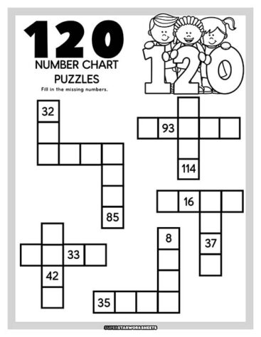 120 Chart - Superstar Worksheets
