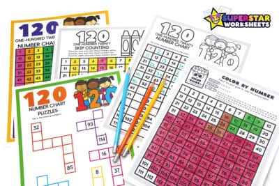 120 Chart - Superstar Worksheets