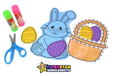 Basket Template (Free Printables) - Superstar Worksheets