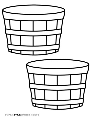 Basket Template (Free Printables) - Superstar Worksheets