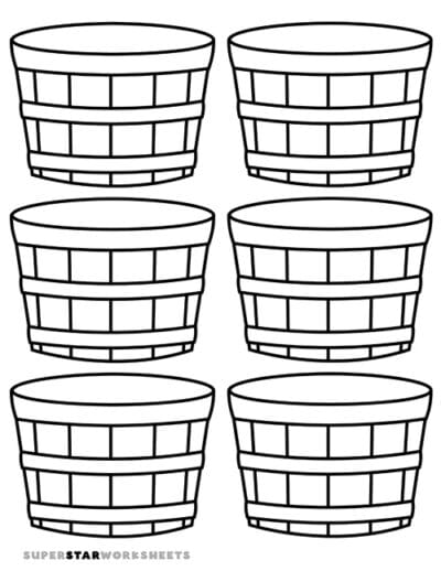 Basket Template (Free Printables) - Superstar Worksheets