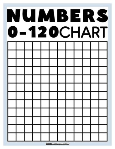 120 Chart (Free Printable) - Superstar Worksheets
