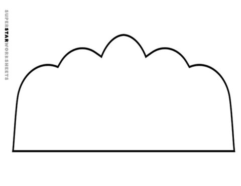 Crown Template (Free Printables) - Superstar Worksheets