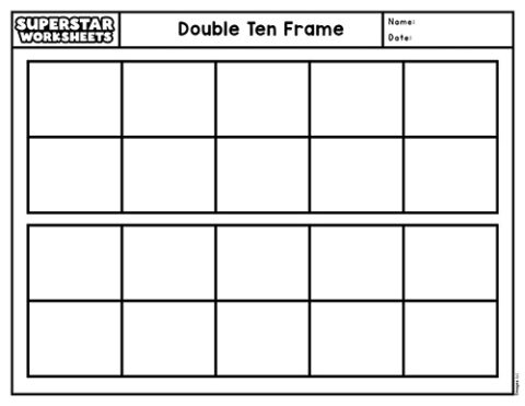 Ten Frame - Superstar Worksheets
