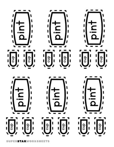 Gallon Man - Superstar Worksheets