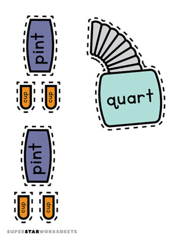 Gallon Man (Free Printables) - Superstar Worksheets