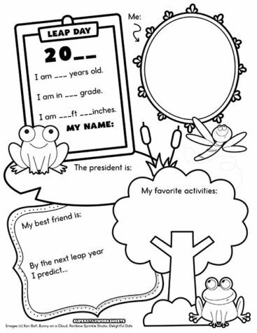 Leap Year Worksheets (Free Printables) - Superstar Worksheets