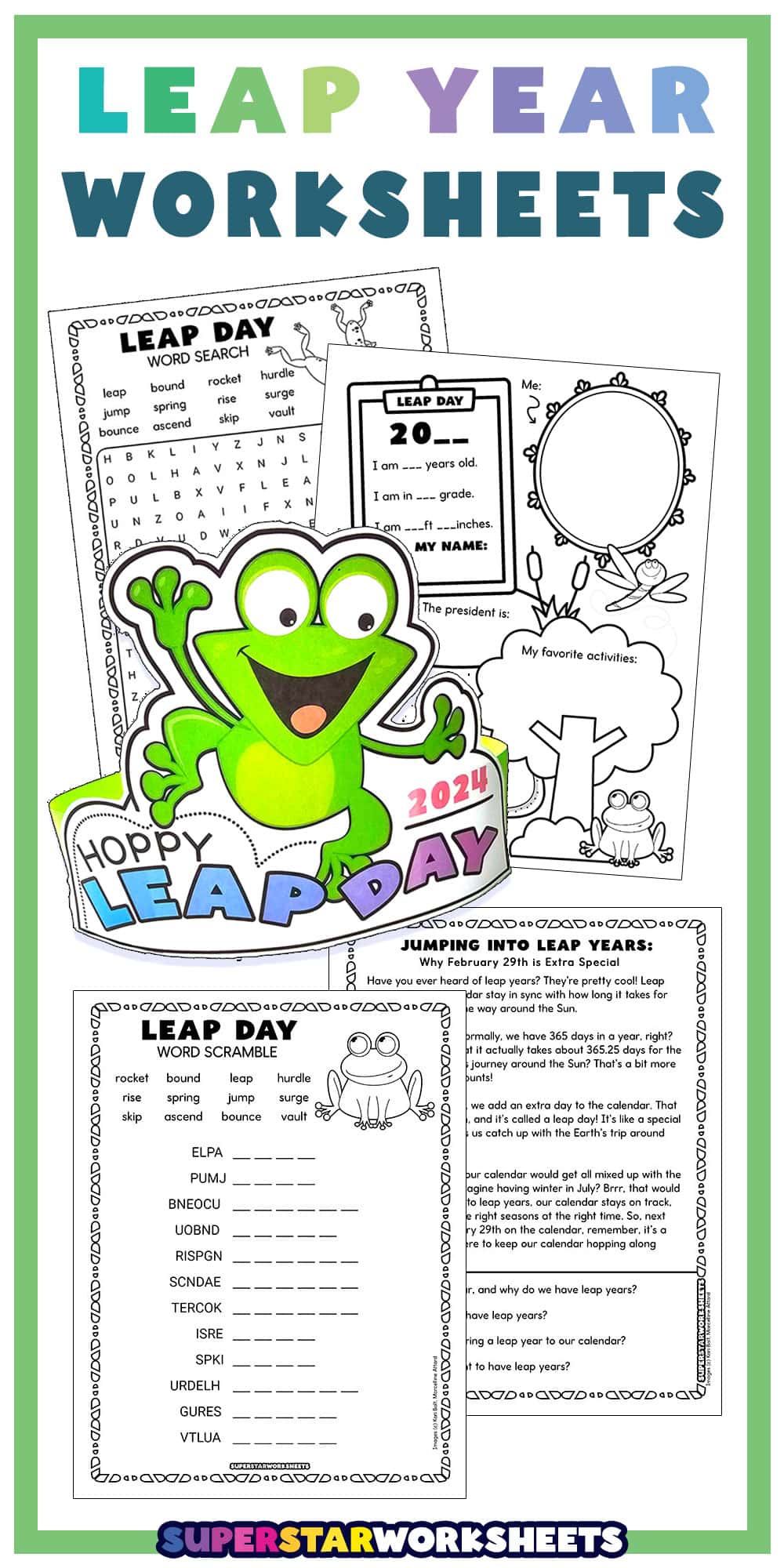 Leap Year Worksheets - Superstar Worksheets