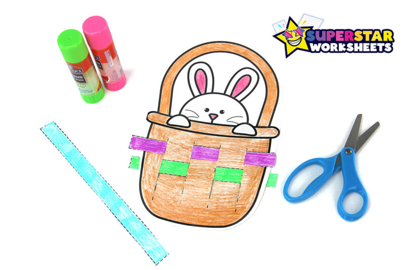 Basket Template (Free Printables) - Superstar Worksheets