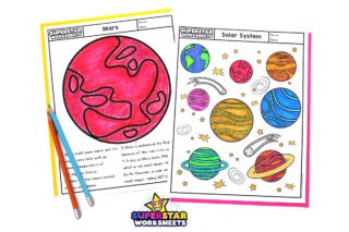 Solar System Coloring Pages (Free Printables) - Superstar Worksheets