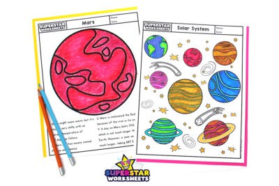 Solar System Coloring Pages (Free Printables) - Superstar Worksheets