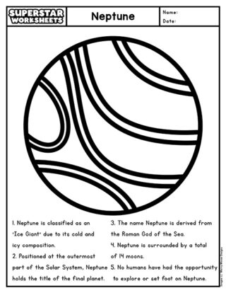 Solar System Coloring Pages - Superstar Worksheets
