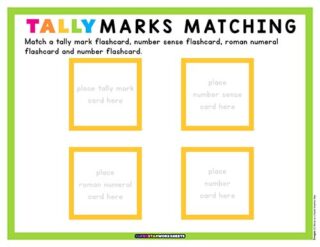 Tally Marks - Superstar Worksheets