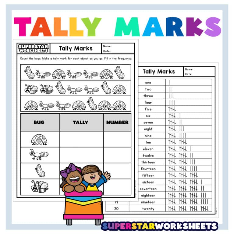 Tally Marks - Superstar Worksheets