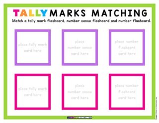 Tally Marks - Superstar Worksheets