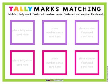 Tally Marks - Superstar Worksheets