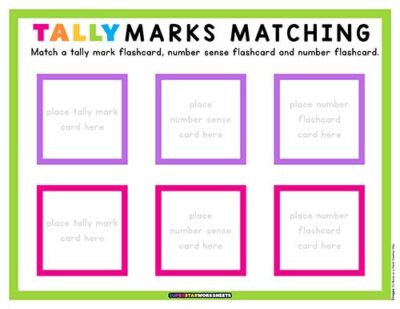 Tally Marks - Superstar Worksheets
