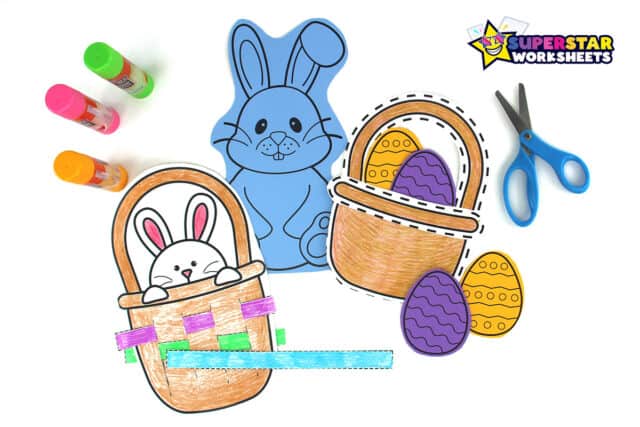 Basket Template (Free Printables) - Superstar Worksheets