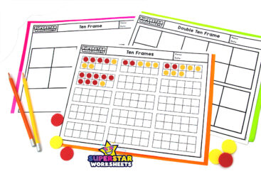 Ten Frame - Superstar Worksheets
