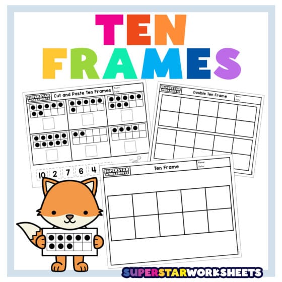 Ten Frame - Superstar Worksheets