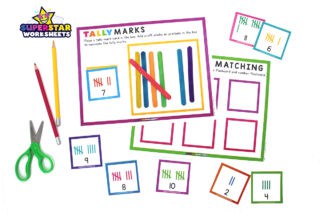 Tally Marks - Superstar Worksheets