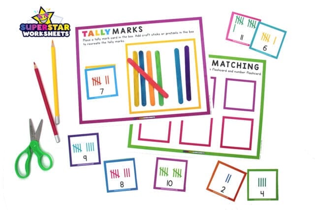 Tally Marks - Superstar Worksheets