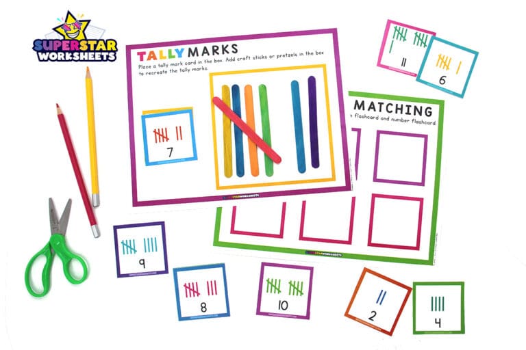 Tally Marks - Superstar Worksheets